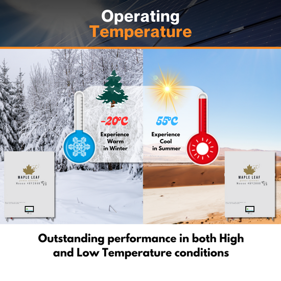 Maple Leaf 14.34KW 48V 280A Battery | Wall-mounted LiFePO4 All Weather – MapleLeafPowerSystems