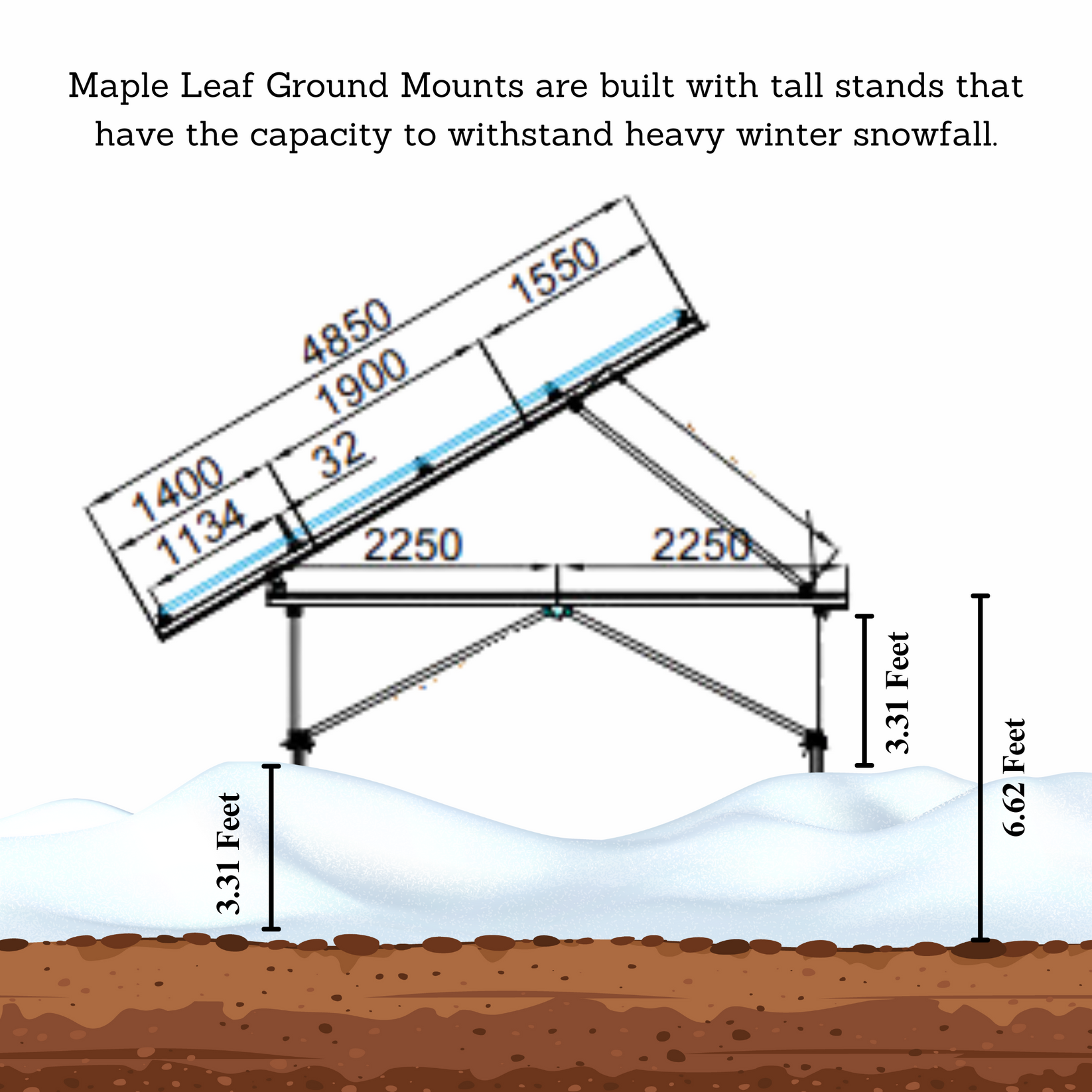 Maple Leaf Power Systems 16 Panel Solar Ground Mount – MapleLeafPowerSystems