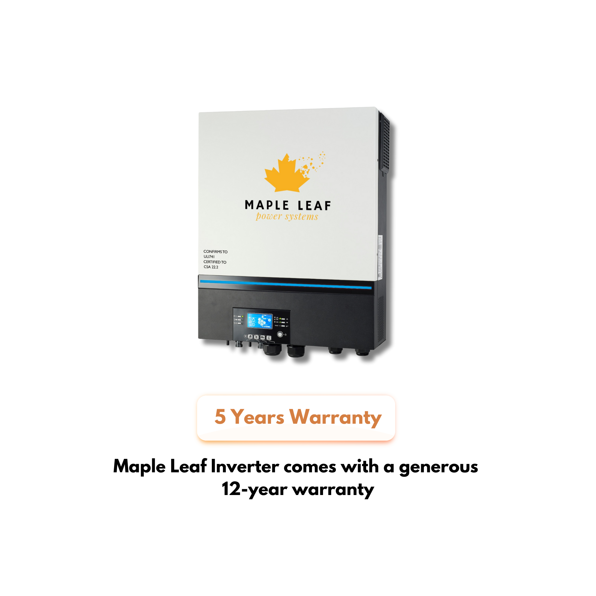 Maple Leaf 6500EX-48 Off Grid Solar Inverter - 500 VOC - 48v 110vac | – MapleLeafPowerSystems